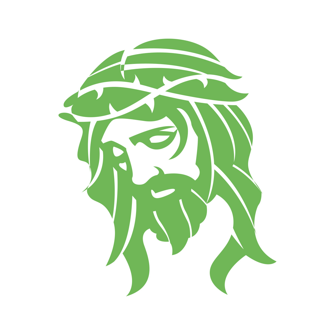 Jesus Christ Sticker Decal Die Cut - Self Adhesive Vinyl - Weatherproof ...