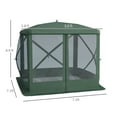 Camping Canopy Gazebo Screen Tent - 7x7FT Pop Up Shelter - Portable ...