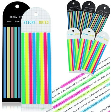 1600 Pcs Sticky Book Tabs, 60 Colors Morandi Book Tabs, Transparent ...