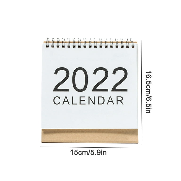 2022 Yearly Desktop Calendar