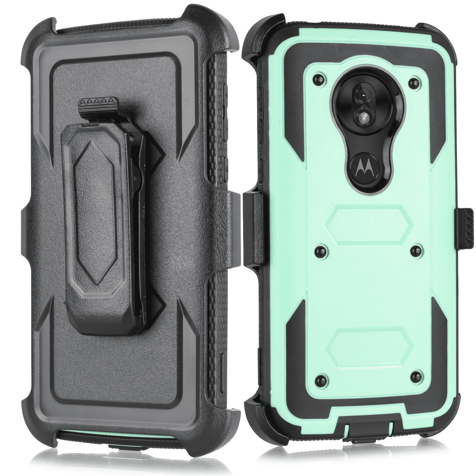 for T-Mobile Revvlry+ Plus, Moto G7/ G7 Plus Case Phone Case Dual Layer ...