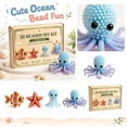 3D Beaded DIY Kit Cute Animal Space Beads Handmade Craft Material Pack ...