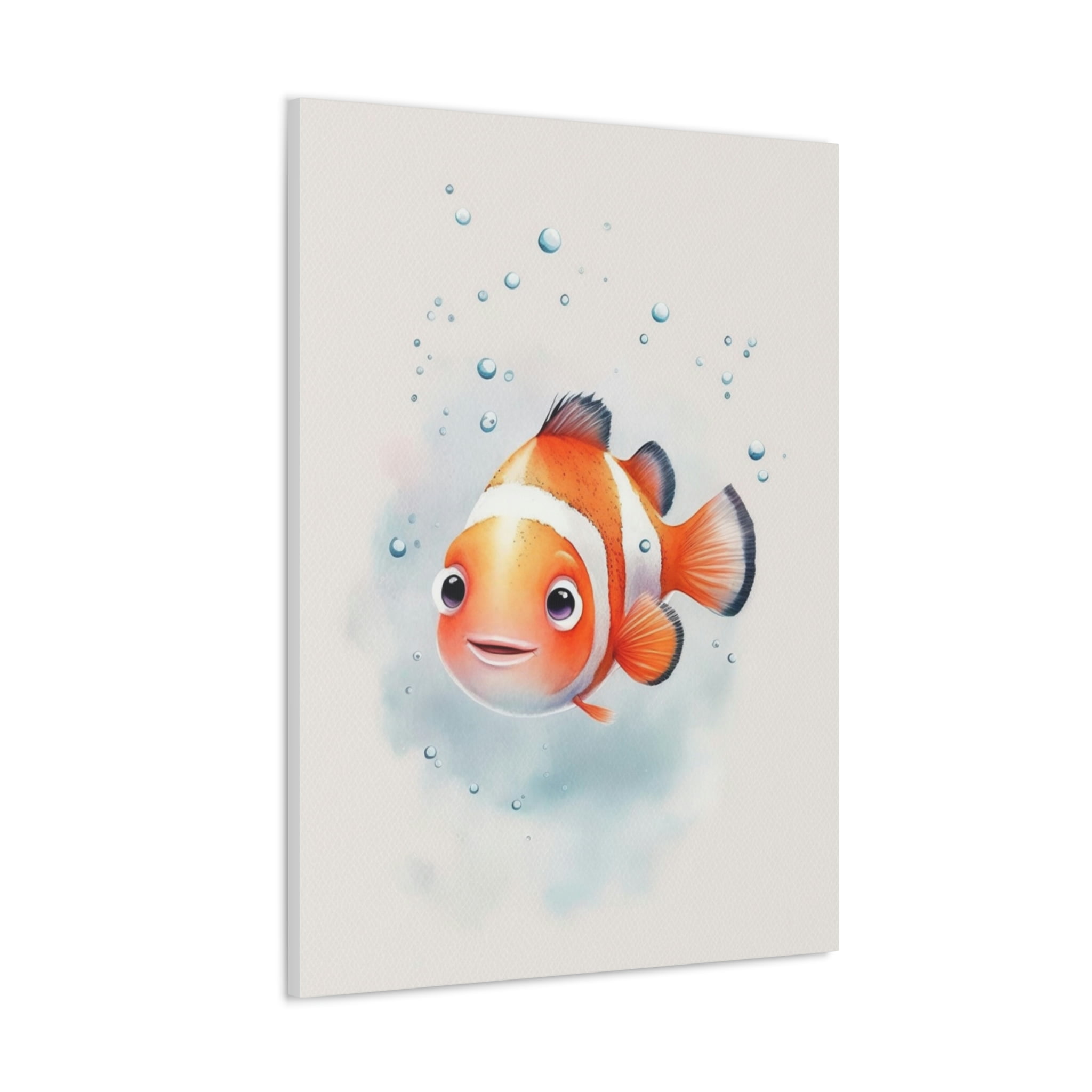 Watercolor Clown Fish Painting - Nursery Collection- Bedtime Stories ...