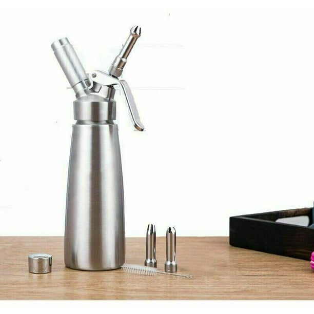 Professional Whipped Cream Whipper in 304 Stainless Steel 0.5 L ...