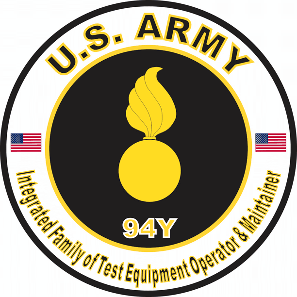 3.8 Inch U.S. Army MOS 94Y Integrated Family of Test Equipment Operator ...