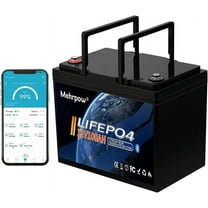 DJLBERMPW 12V 100AH Lithium Battery LiFePO4 Deep Cycle Battery for RV, Marine, Solar - Walmart.com