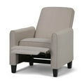 Simpli Home Corey Push Arm Recliner - Walmart.com