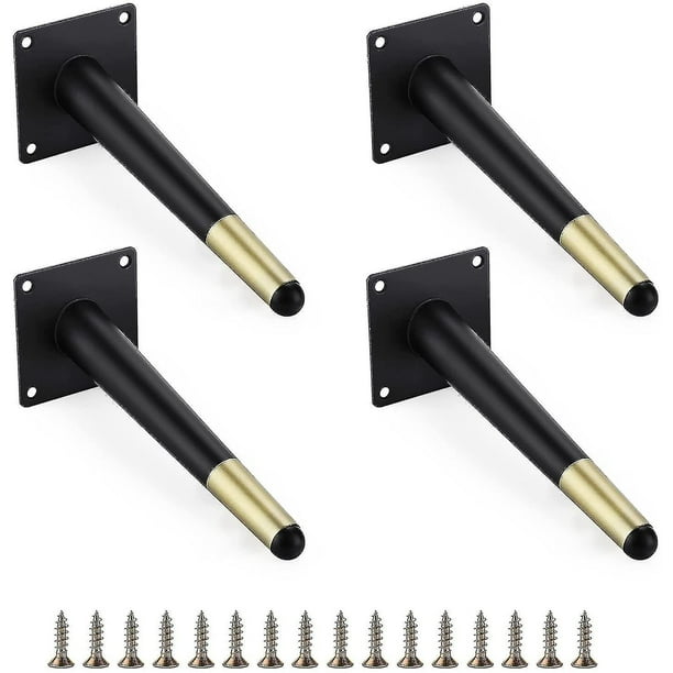 4pcs 8 Inch Metal Furniture Legs Feets Cabinet Sofa Oblique Coffee ...