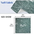 GZHJMY Soft Reusable Satin Table Decorative Napkins,20x20InX1 PCSMath ...