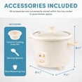 CoreCoat Pot-Style Rice Cooker with One-Touch Control and Non-Stick ...