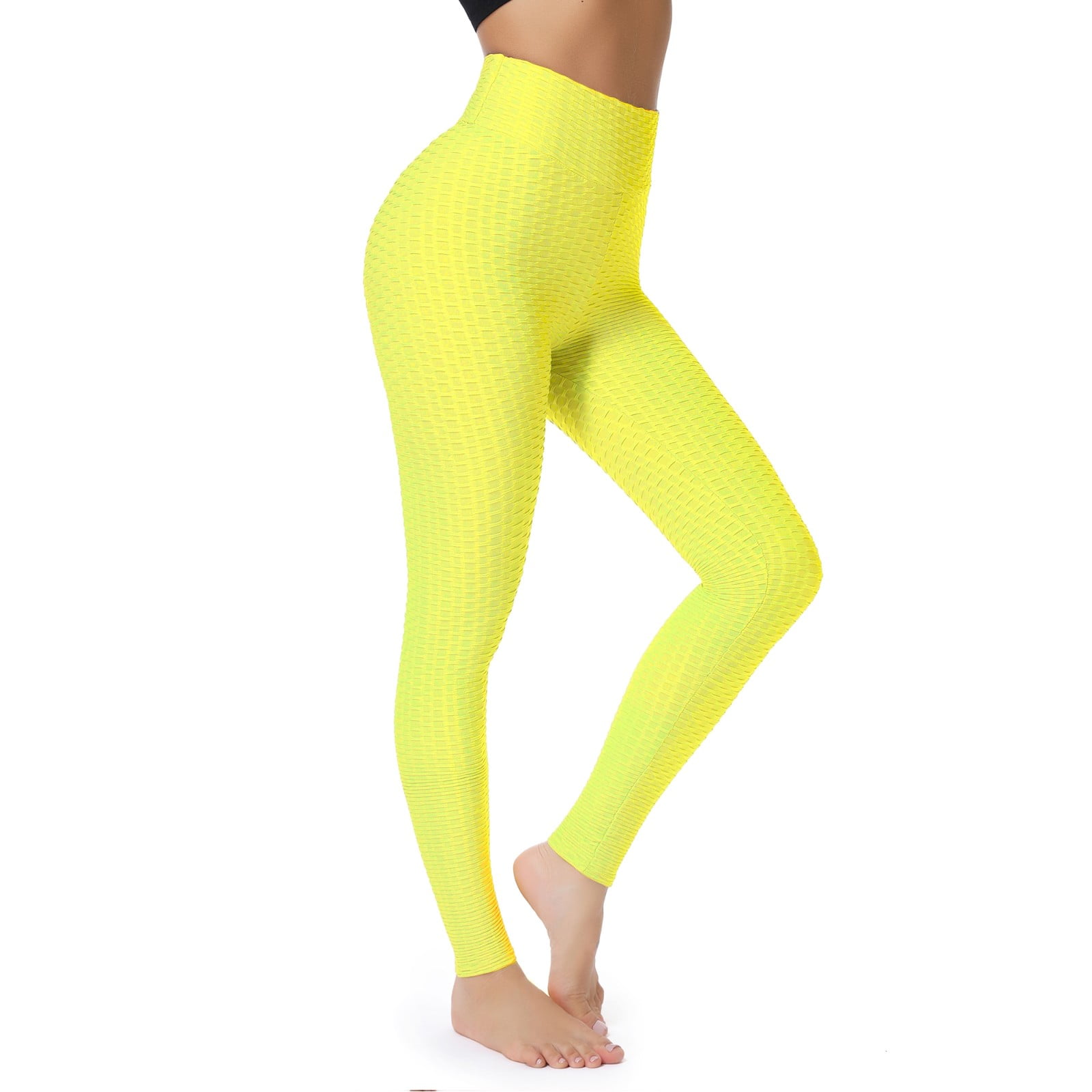 Fittoo Fittoo High Waist Textured Workout Leggings Booty Scrunch Yoga