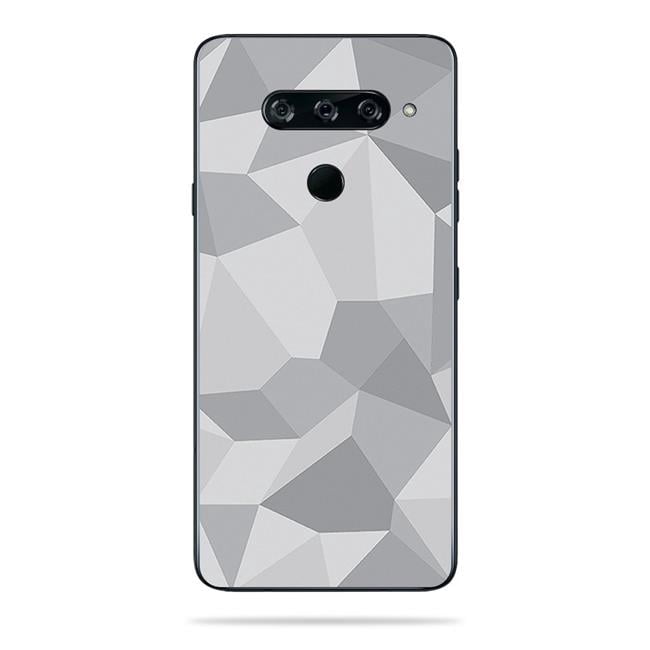 MightySkins LGV40THQ-Gray Polygon Skin for LG V40 ThinQ - Gray Polygon ...