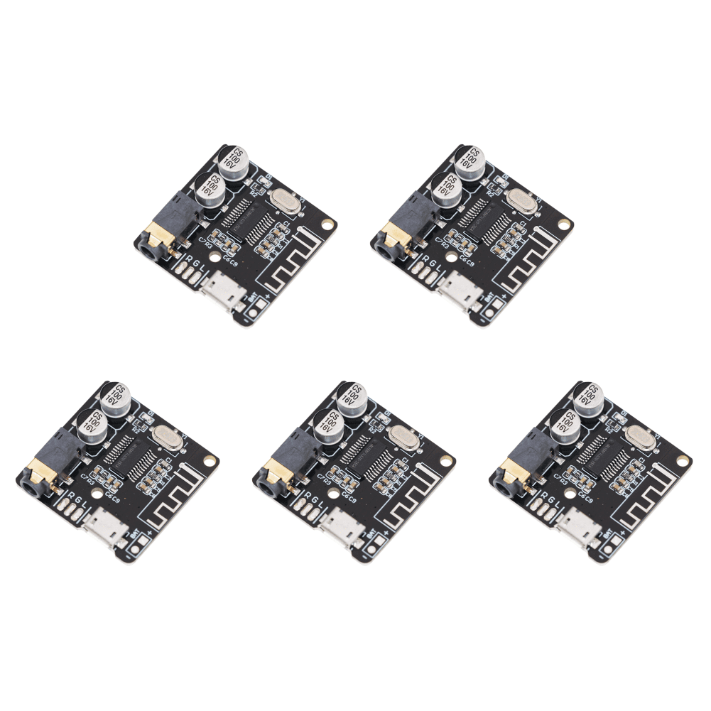 [Negro] DIY 5.0 Módulo Receptor Audio MP3 Placa Decodificadora Altavoz ...