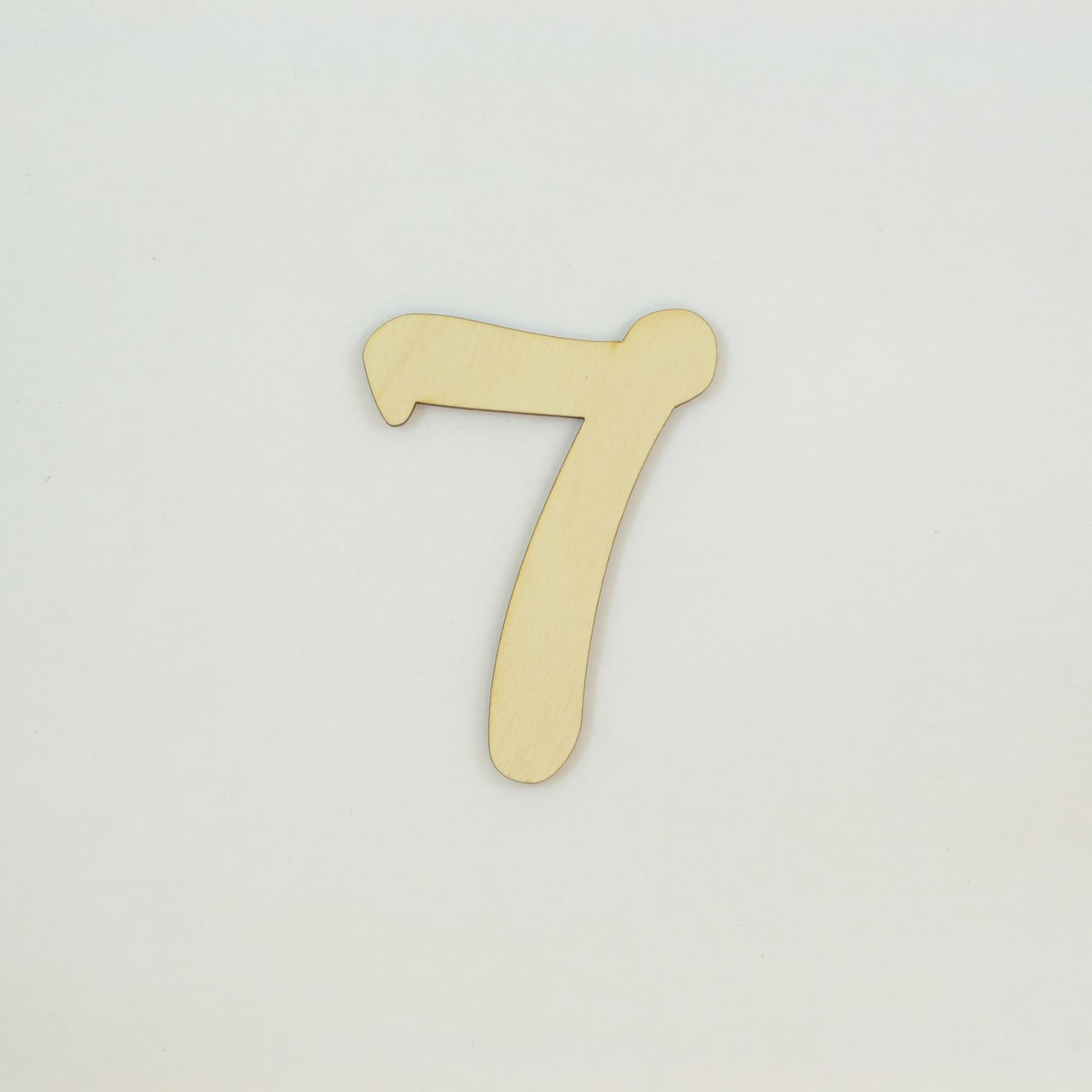 1 Pc, 12 Inch X 1/8 Inch Thick Walt Disney Numbers 7 For Kids Rooms ...