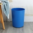 Mainstays 5 Gallon Trash Can - Blue Plastic Office Waste Can - Walmart.com