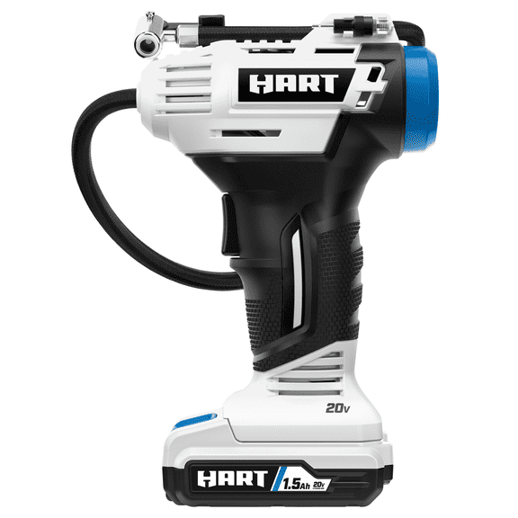 HART 20-Volt Cordless Inflator with 20-inch Hose (Battery Not Included ...