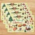 RAY STAR Placemats Set of 4, Vinyl Washable Wipeable Place Mats ...
