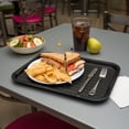 Plastic Fast Food Tray 12 x 16 Inches Slate Durable Lightweight ...