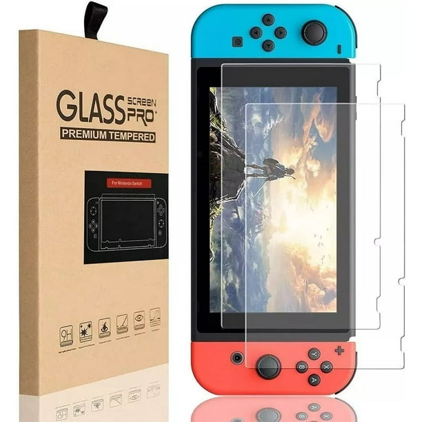 2 Piezas Mica Cristal Templado Nintendo Switch 0.33mm | Walmart en línea