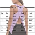 AnuYalue Open Back Workout Top for Women Sleeveless Racerback Split ...