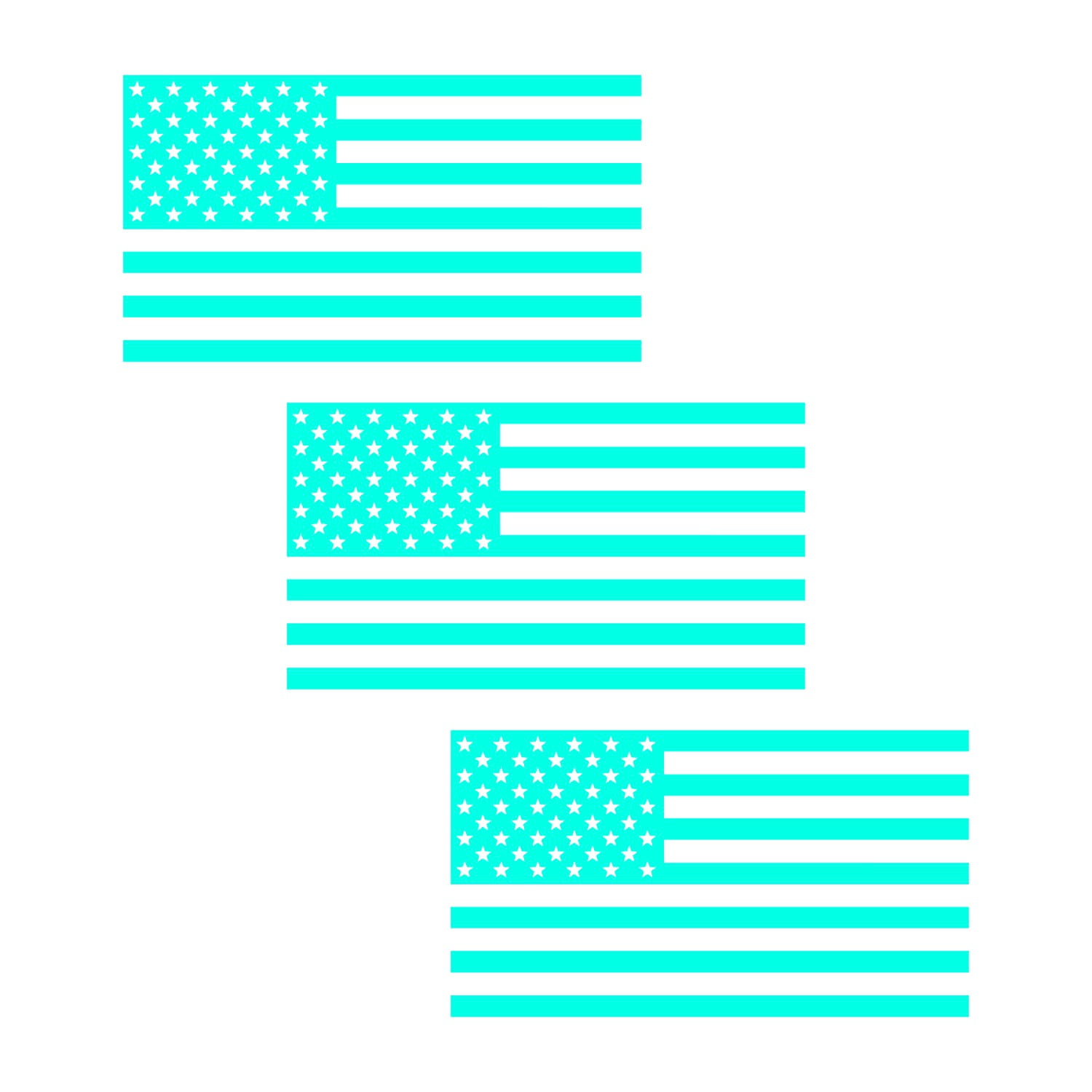American US Flag Vinyl Decal Sticker for Laptop/Car/Truck/Window/Bumper ...