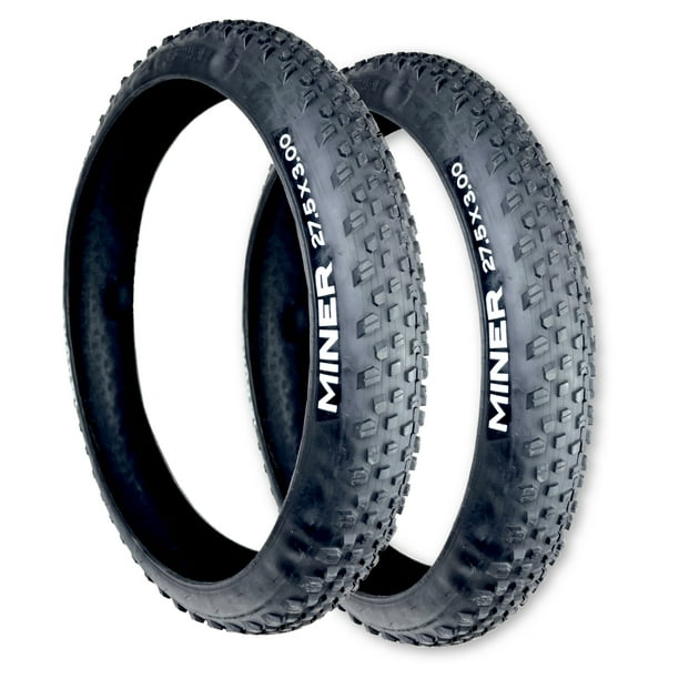 Two Duro Miner 27.5x3.0 Mountain Bike Tires, FB, Traction, Fast Rolling - Walmart.com