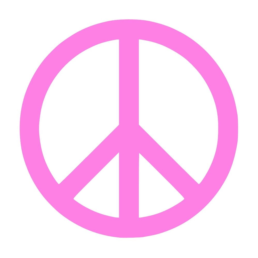 Peace Sign Symbol Vinyl Transfer Decal Sticker for Laptop/Car/Truck ...