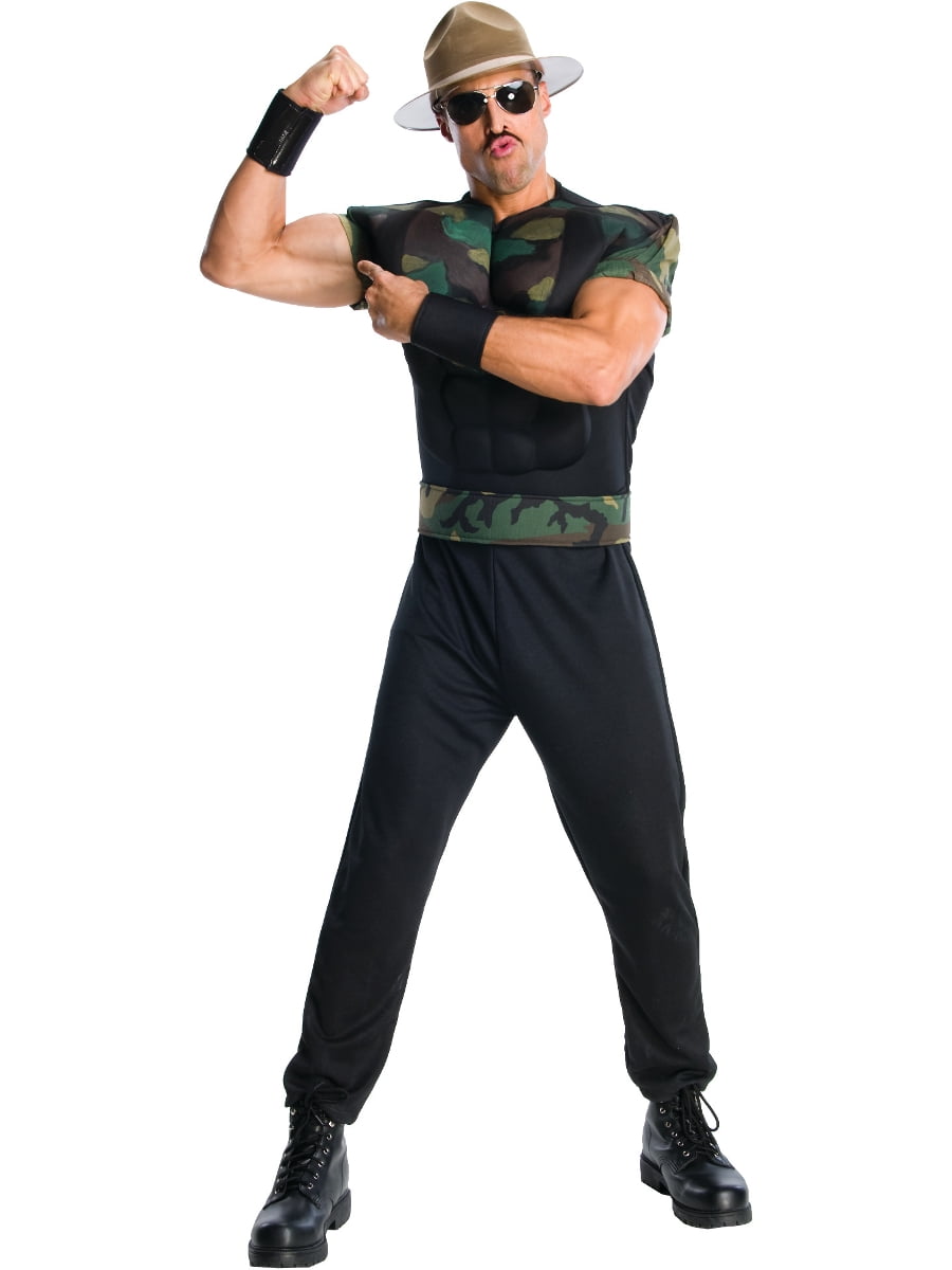 Rubies Costume Co Adult WWE WWF Wrestling Sergeant Sargent Sgt ...