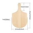 cbzote Wooden Pizza Peel and Serving Board with Handle for Baking and ...