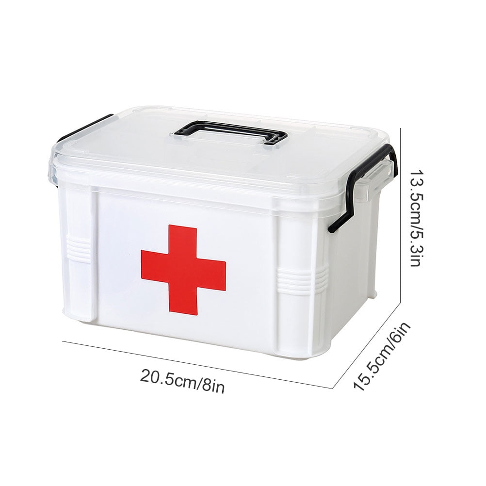 Click here for Super Homeca Transparent First Aid Box Portable Me... prices