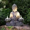 Free Shipping! Hi-Line Gift Ltd Happy Face Buddha Sitting Statue ...