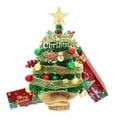 1.5FT Mini Christmas Trees, Pre-lit Tabletop Christmas Tree with 30 LED ...