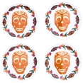 Skull and Butterfly Melamine Appetizer Plates - Set of 4 - Walmart.com