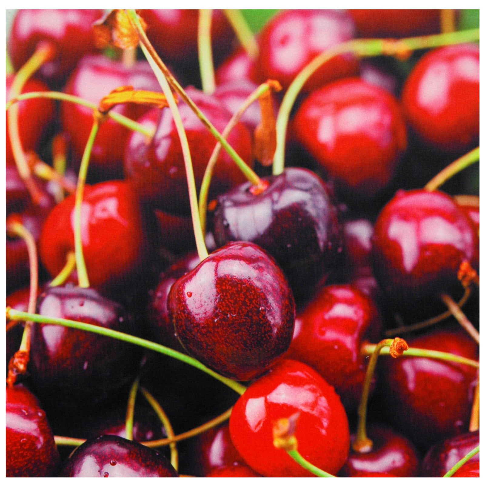 Cherries Canvas Wall Art, 19.75"W x 19.75"H - Walmart.com