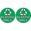 5in x 5in Paper Only Recycling Sticker - Walmart.com