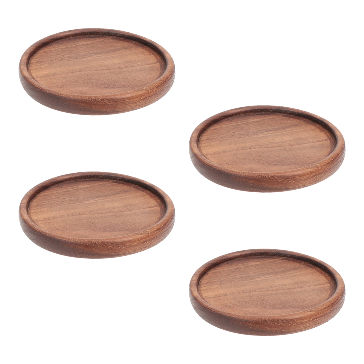 Click here for Shisuyan 4pcs Natural Wood Coaster Walnut Wood Coa... prices