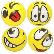 24 pc Pack - Yellow happy Stress Balls - squeeze balls - Walmart.com ...