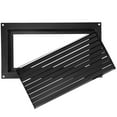 VEVOR Crawl Space Flood Vent, 8" x 16", Black Foundation Flood Vent ...