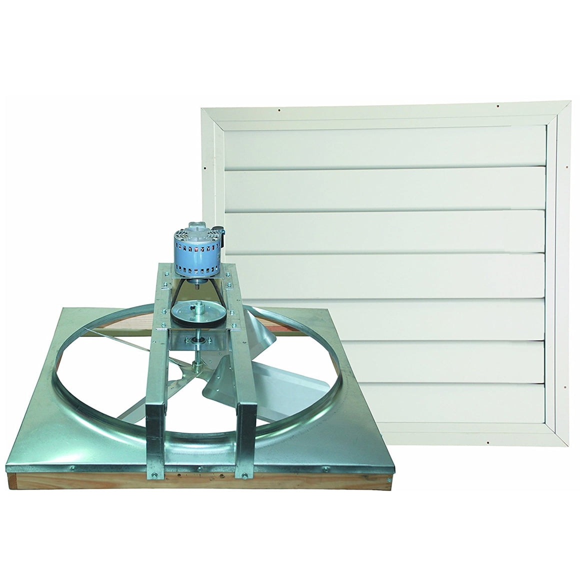 Ventamatic CX36BD2SPD 36-Inch Belt Drive Whole House Fan with White ...