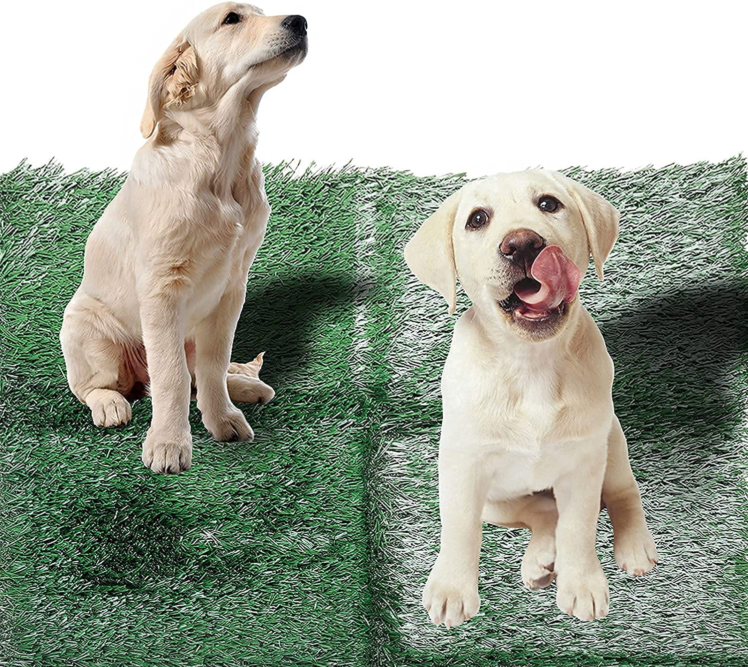2 Packs Dog Grass Pee Pads, Artificial Grass (25''x20''), Mat ...