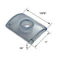 Gordon Glass® Wall Jamb Bumper for Glass Sliding Shower Doors - Pack of ...