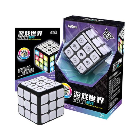 Flashing Cube Electronic Memory Brain Game 4-in-1 Handheld Game ...