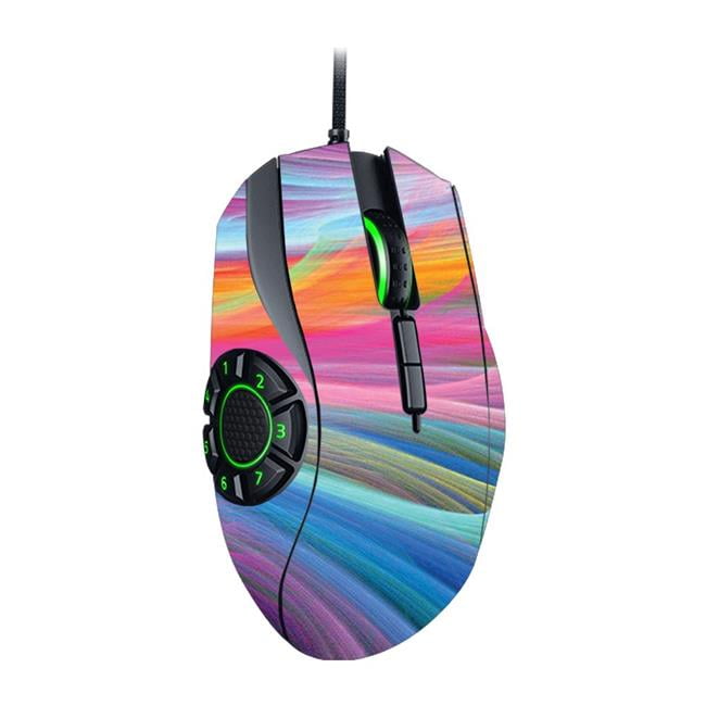 MightySkins RANAHEV2-Rainbow Waves Skin for Razer Naga Hex V2 Gaming ...