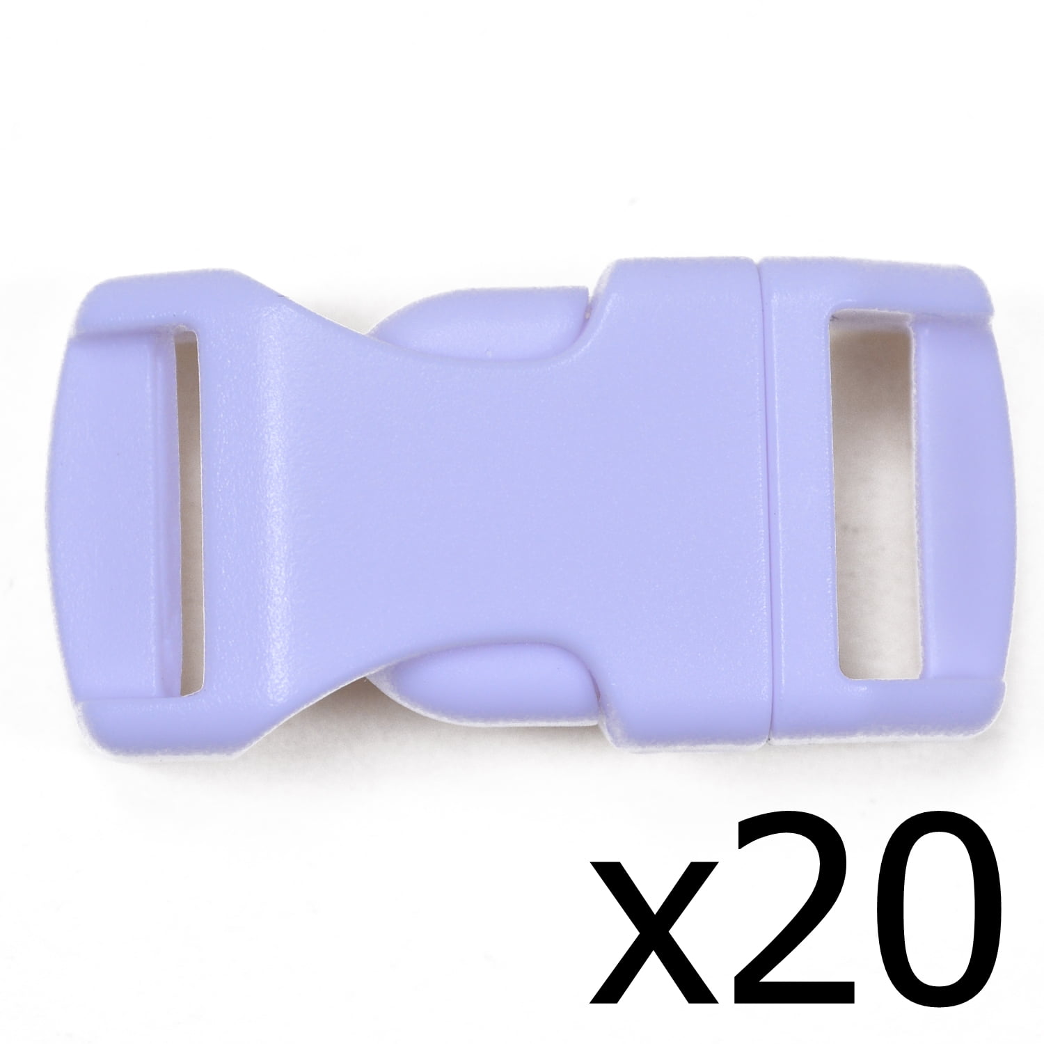 White 1/2 Inch Buckle - 20 pack - Great for Paracord - Walmart.com