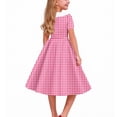 snilers Girls Vintage 1950s Dress Double Breasted Short Sleeve Polka ...