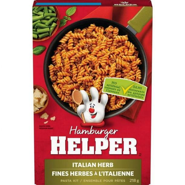 Hamburger Helper Italian Herb, 218 g - Walmart.ca