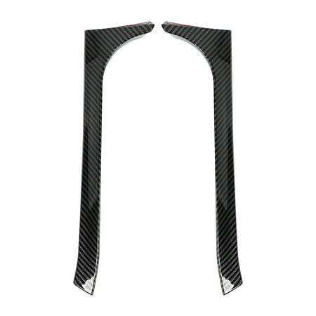 ESTINK 2pcs Rear Window Side Spoiler Canard Wing Carbon Fiber Style Car ...