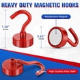 Magnetic Hooks, 25 lbs Magnetic Hooks, Magnetic Hooks for Cruise Cabins ...