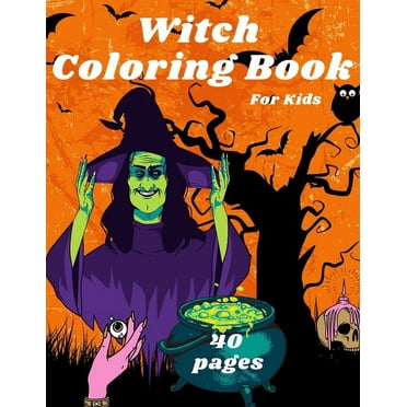 Halloween Coloring Book For Kids: A Collection of Coloring Pages with ...