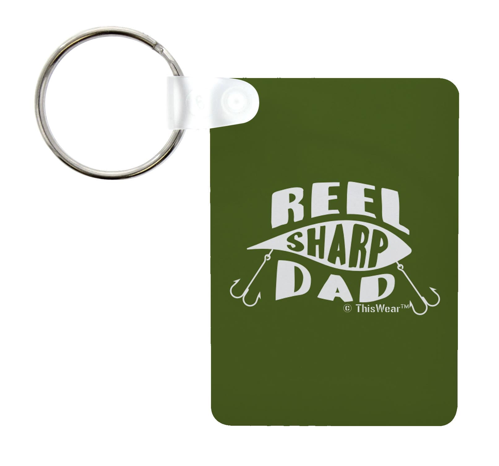 ThisWear Dad Appreciation Gift Reel Sharp Dad Fishing Lure Pun Aluminum ...